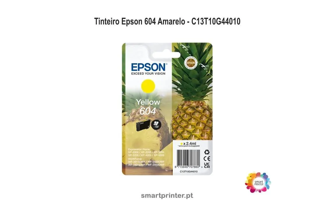 Epson 604 Yellow T10G4 Original • Smart Printer